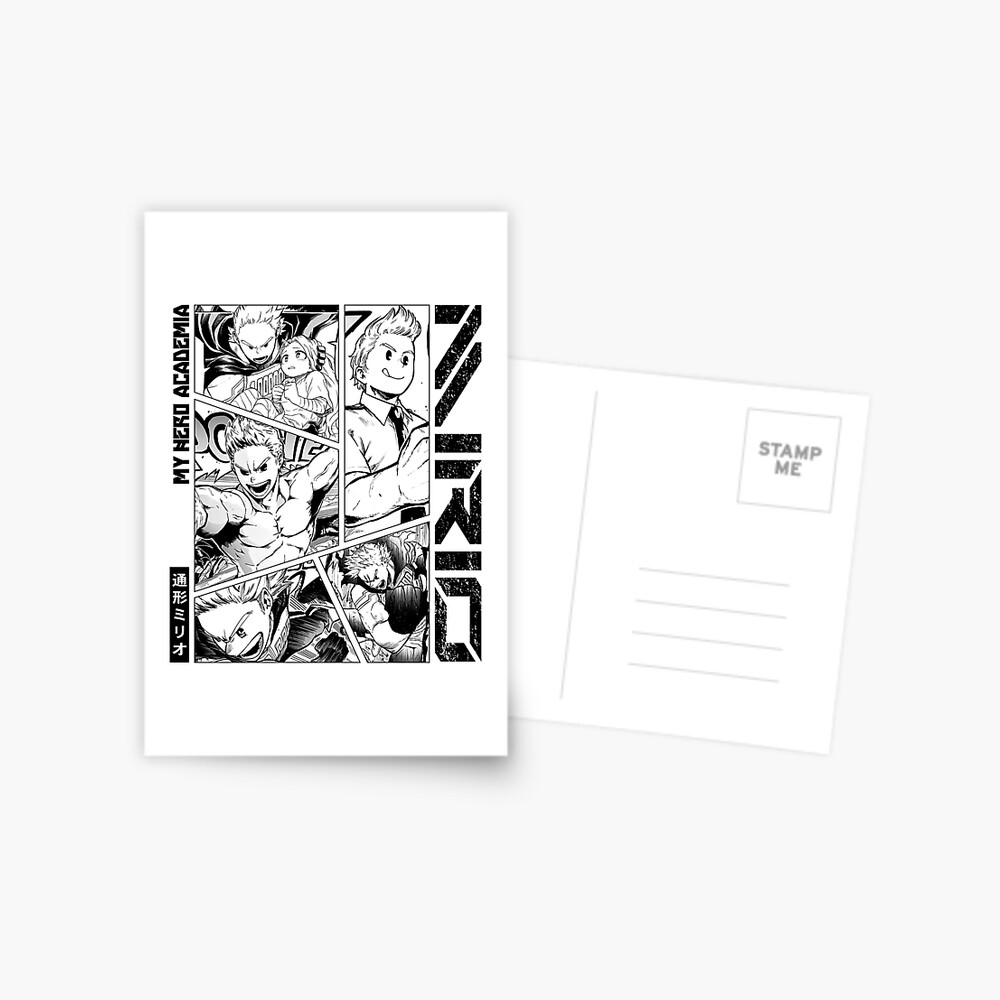 Postal «Mirio Togata - My Hero Academia Manga Panel - Versión en blanco ...