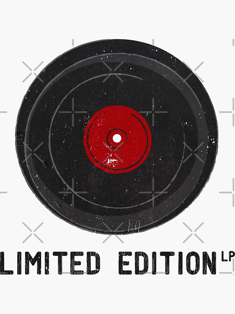 "Limited Edition LP" Sticker for Sale by mctees | Redbubble