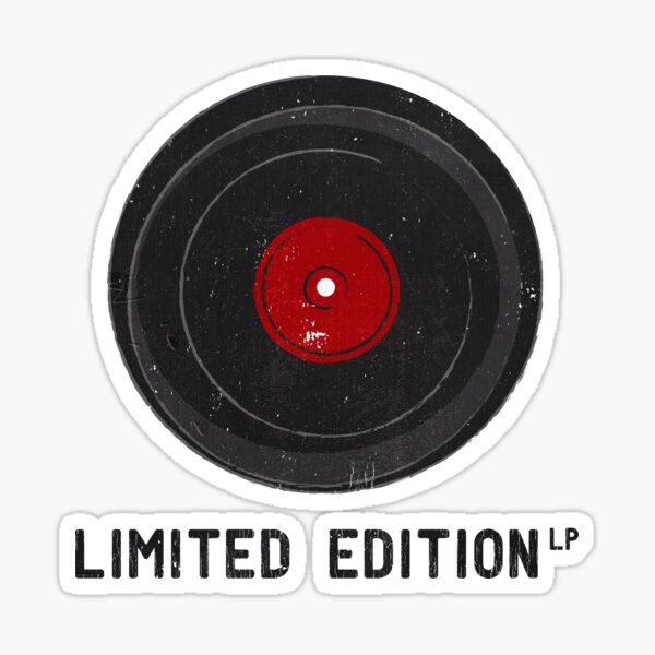 "Limited Edition LP" Sticker for Sale by mctees | Redbubble