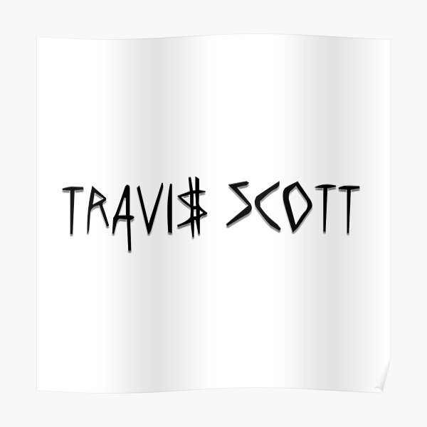 "Travis Logo" Poster for Sale by Jessicasunsun | Redbubble