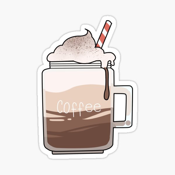 "cappuccino" Sticker by shop-chan | Redbubble
