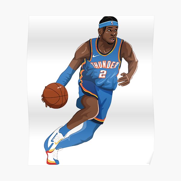 "Shai Gilgeous Alexander " Poster for Sale by AntoniDangMai | Redbubble