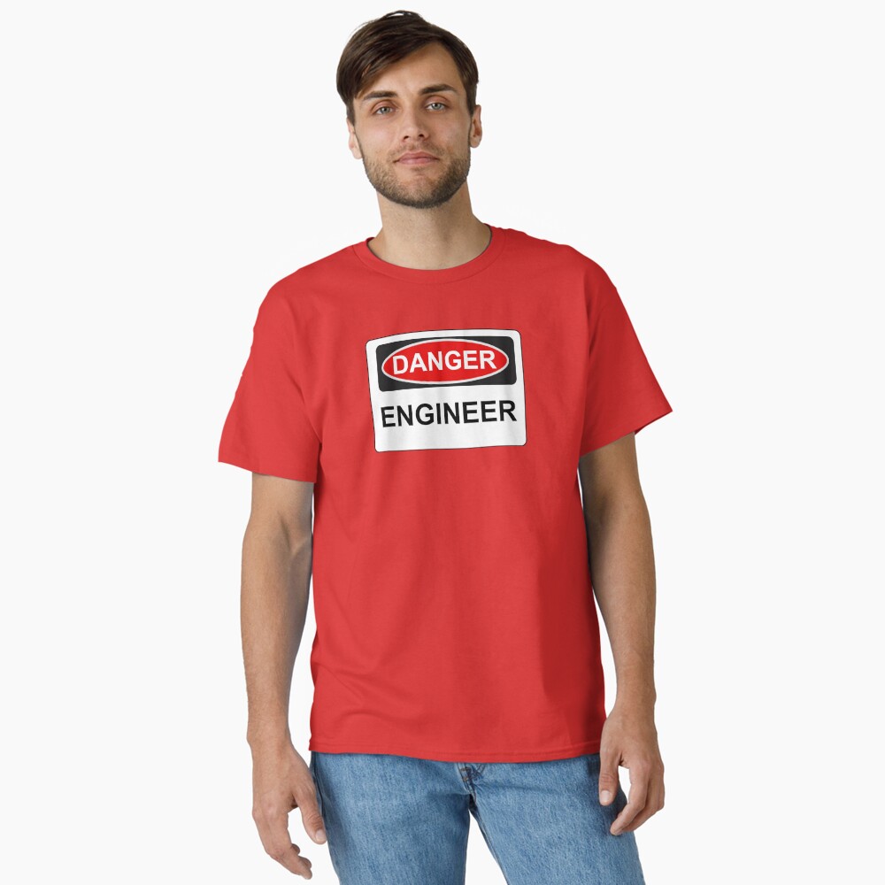 "Danger Engineer - Warning Sign" Sticker for Sale by graphix | Redbubble