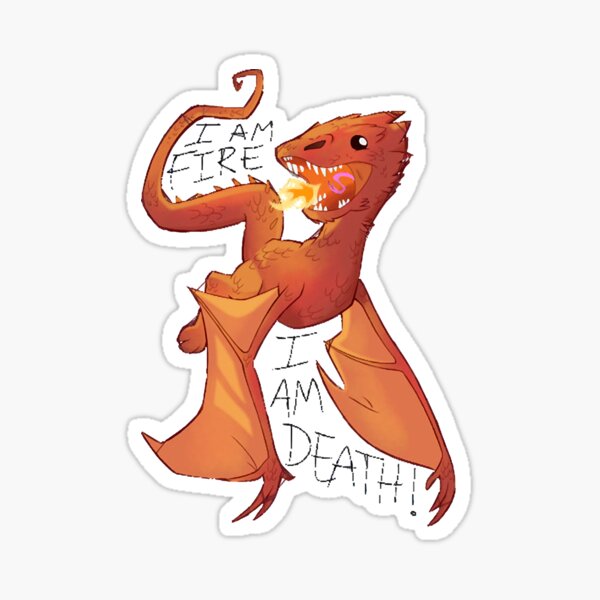 "Baby Smaug (Light) " Sticker by folliman | Redbubble