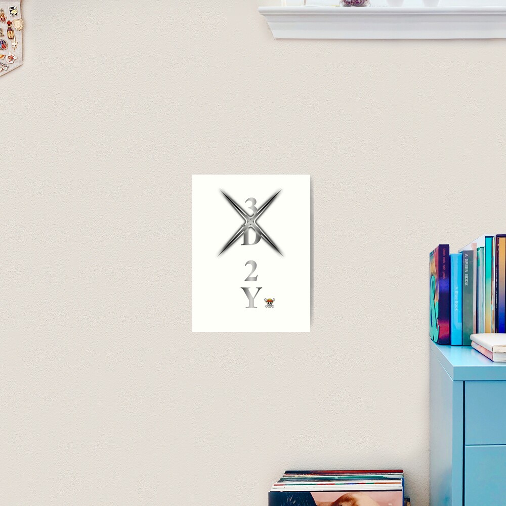 "3D2Y" Art Print for Sale by AzureLynx | Redbubble