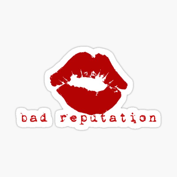 "Bad Reputation Joan Jett Music" Sticker by Seavitamin99 | Redbubble
