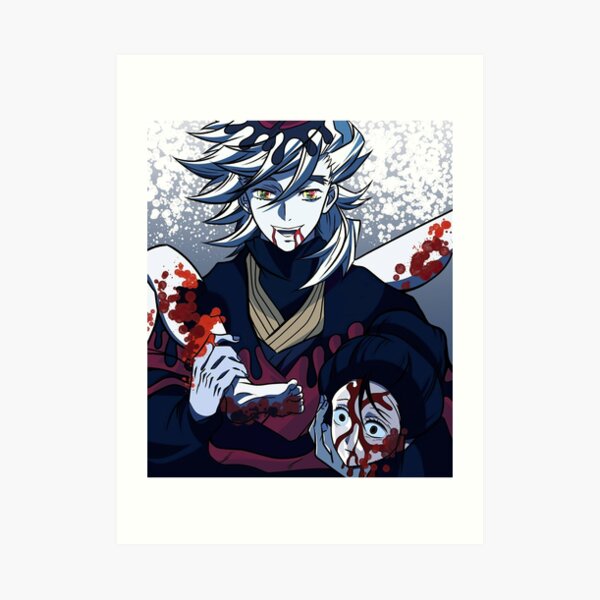 "Upper Rank 2 Douma - Kimetsu No Yaiba Demon Slayer" Art Print by ...