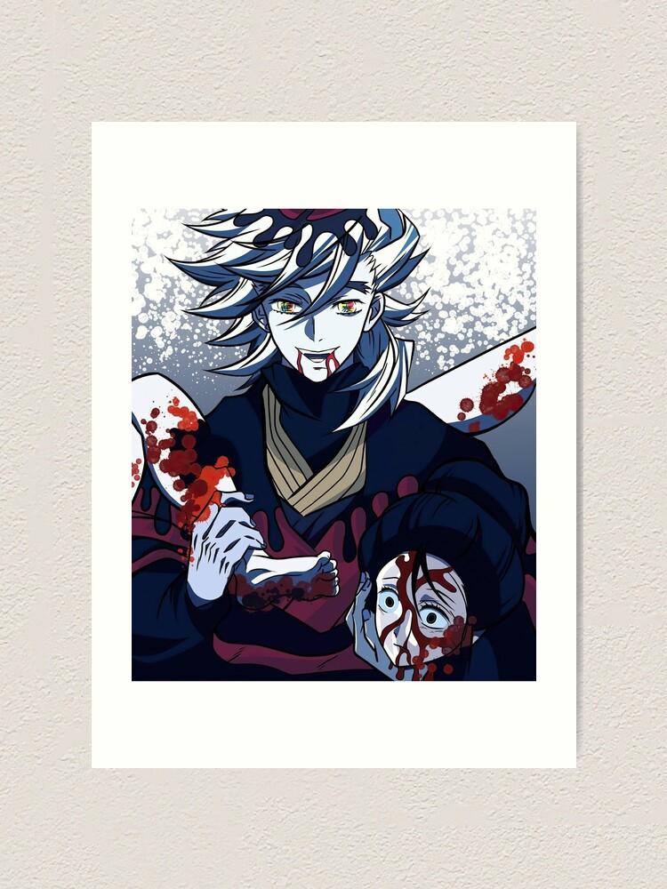 "Upper Rank 2 Douma - Kimetsu No Yaiba Demon Slayer" Art Print by ...