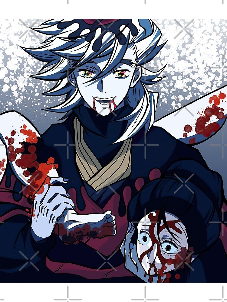 "Upper Rank 2 Douma - Kimetsu No Yaiba Demon Slayer" Art Print by ...