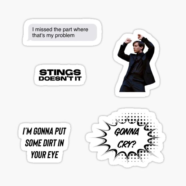 Bully Maguire Sticker Pack Sticker By Alsellsstuff Redbubble