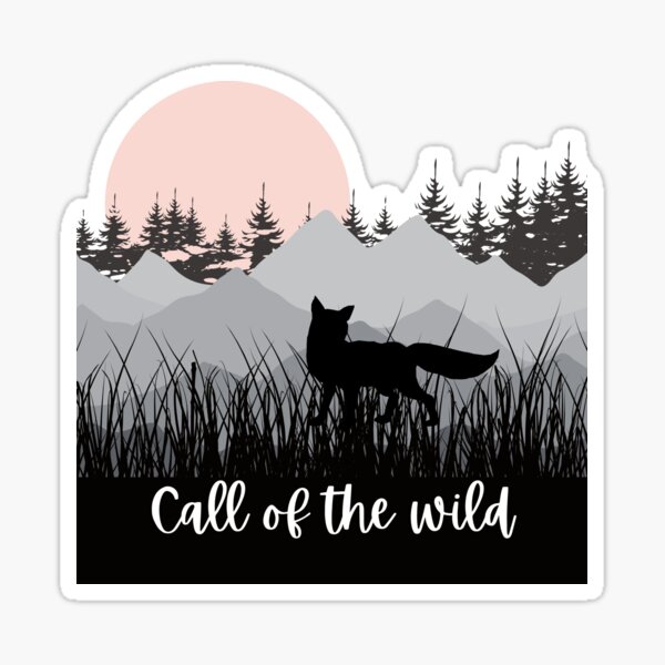 "Adventure in the Wild" Sticker by BronikowskiART | Redbubble