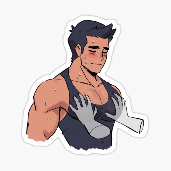 "Bara Tiddy Grabber" Sticker for Sale by lewdfantasies | Redbubble