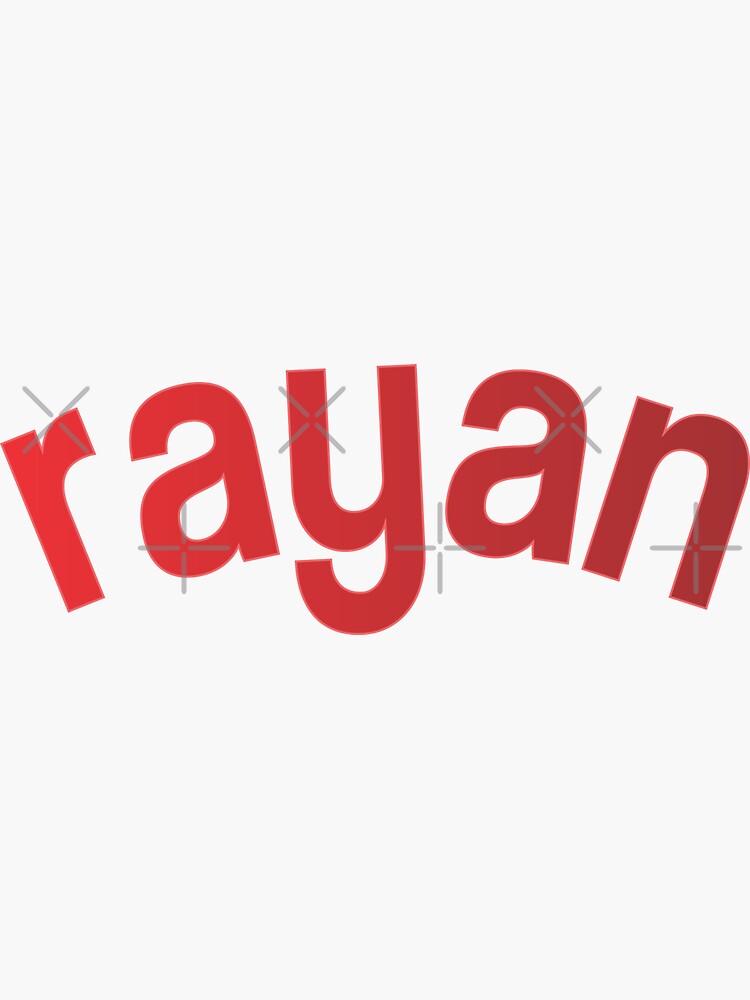 "Japanese retro style Rayan ラヤン" Sticker for Sale by killem667 | Redbubble