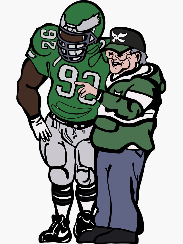 "Reggie White & Buddy Ryan" Sticker for Sale by CAEcanCREATE | Redbubble