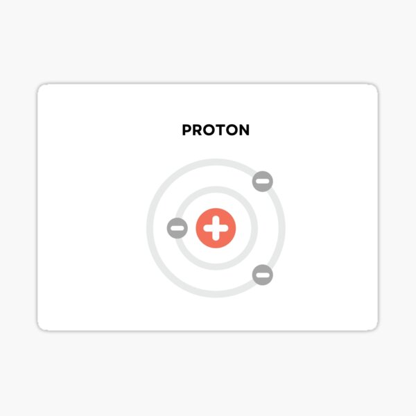 "Proton" Sticker for Sale by josephineshon | Redbubble