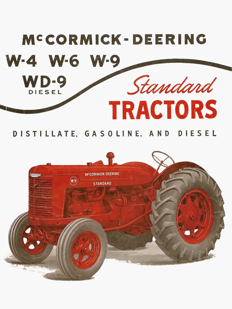 "Vintage McCormick-Deering Tractors graphic " Sticker by HankAndScoott ...