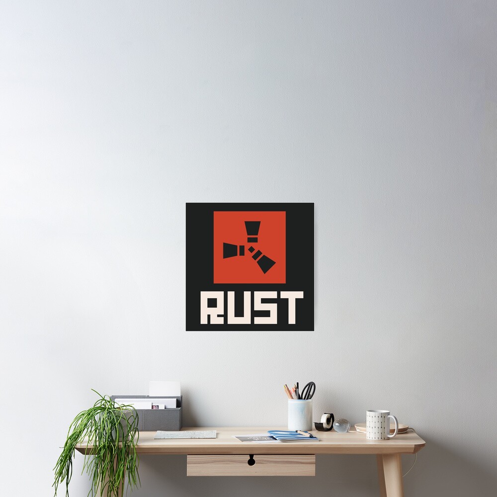 "Rust Logo Art" Poster for Sale by ComradeGHOST | Redbubble