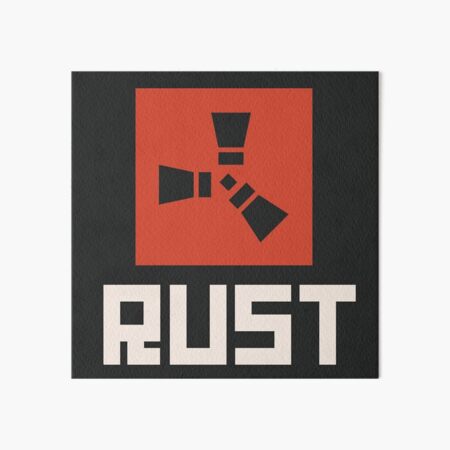 "Rust Logo Art" Art Board Print by ComradeGHOST | Redbubble