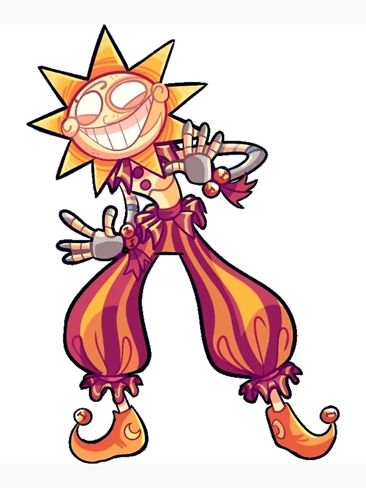 "fnaf security breach sun " Poster by AirbrushUSAss | Redbubble