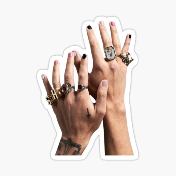 "Harry Styles Hands" Sticker by BriPrintsShop | Redbubble