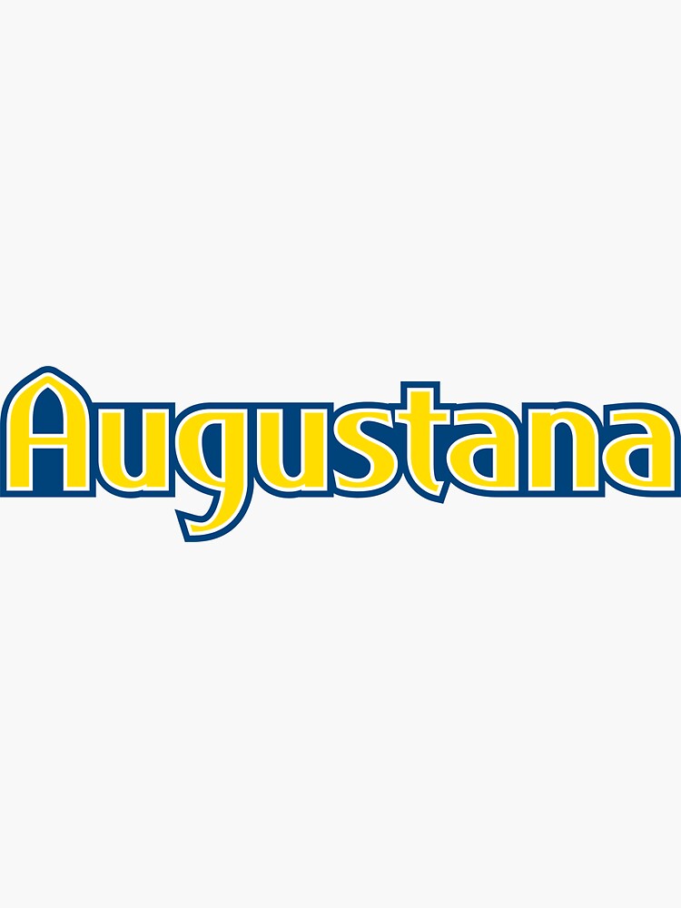 "Augustana Vikings, Illinois," Sticker for Sale by eezraleo | Redbubble
