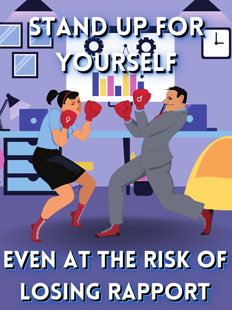 "Stand Up For Yourself Inspirational Courage Affirmation Sticker Poster ...