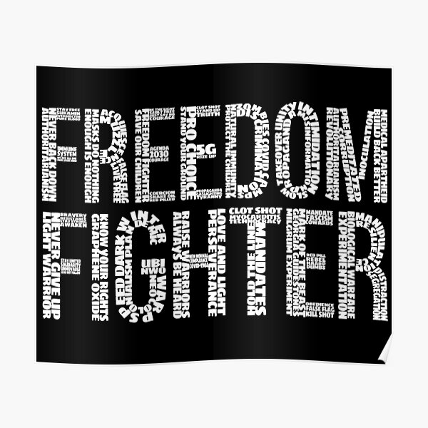 "Freedom Fighter" Poster for Sale by Onedaydevine | Redbubble