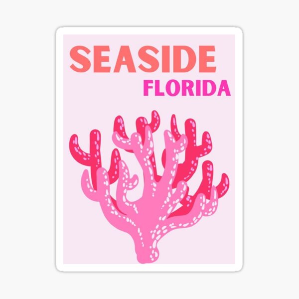 "seaside florida art" Sticker for Sale by dorsa t | Redbubble