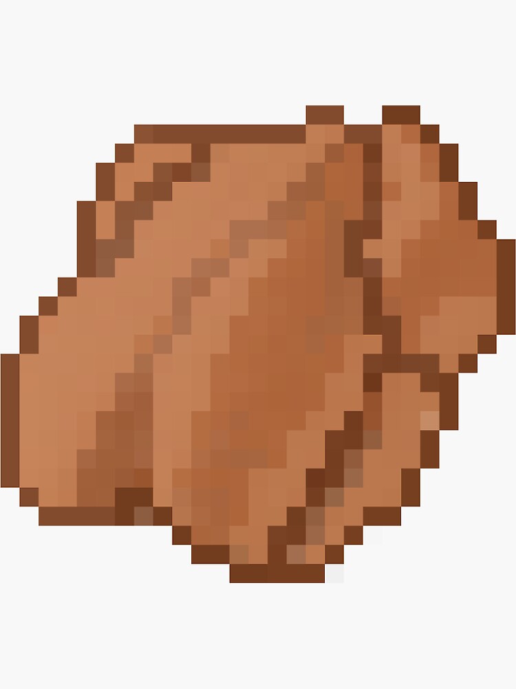 "Pixel Cooked Chicken" Sticker by ColtCrohnie | Redbubble