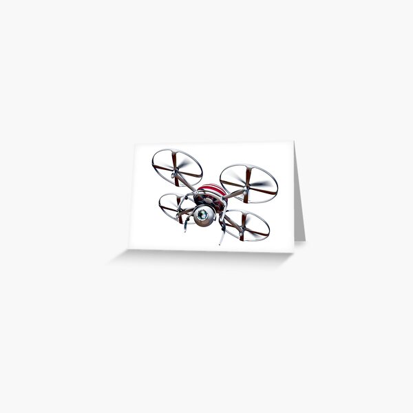 Drone Flight Greeting Cards | Redbubble