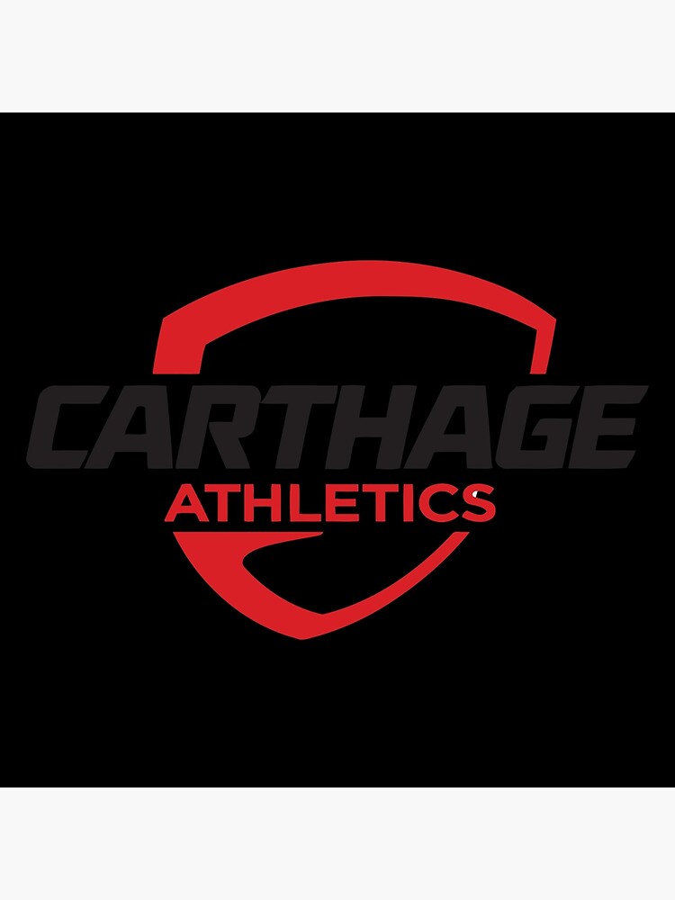"Carthage, Athletics teams, merch" Poster for Sale by eezraleo | Redbubble