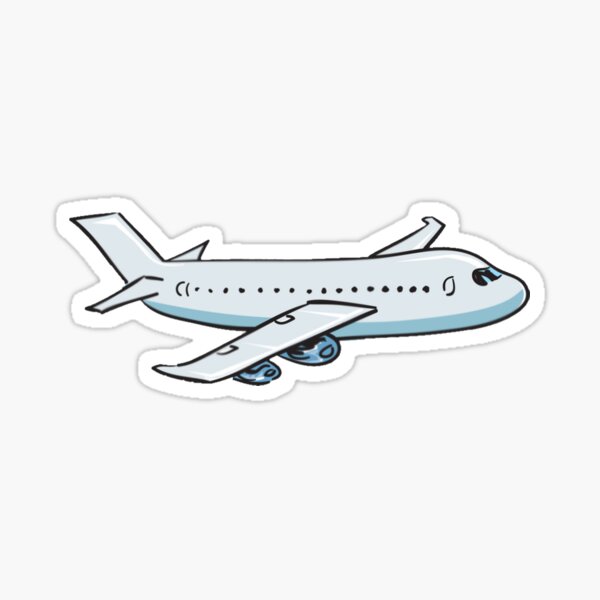 "Airplane Travel" Sticker for Sale by OutTraveling | Redbubble