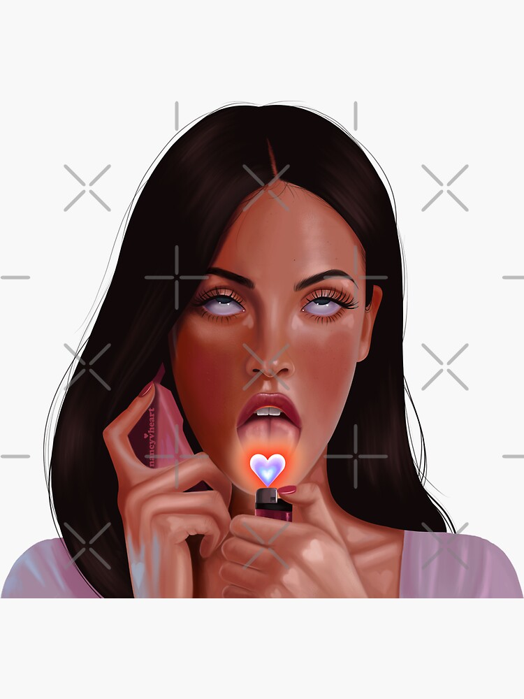 "Jennifer’s Body hearts Check" Sticker for Sale by thelamehuman | Redbubble