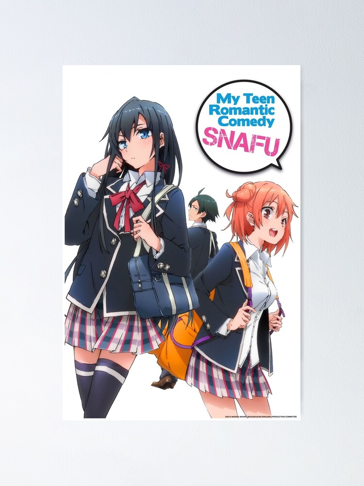 "snafu anime " Poster for Sale by greggocon | Redbubble