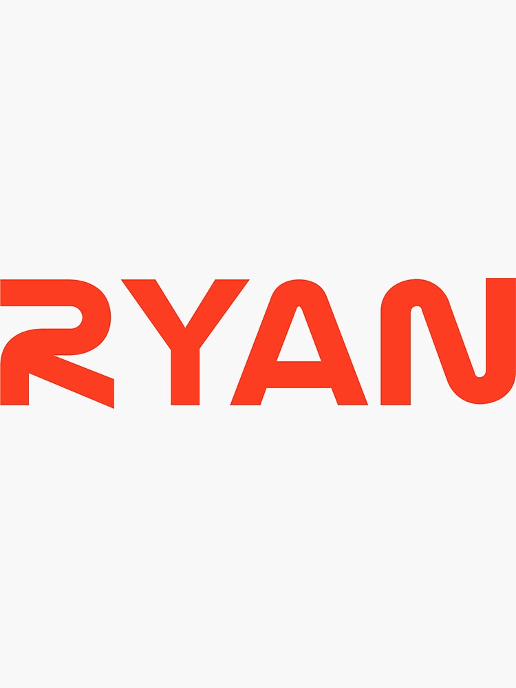 "Custom Name Nasa worm logo - Ryan" Sticker for Sale by SappEContent ...