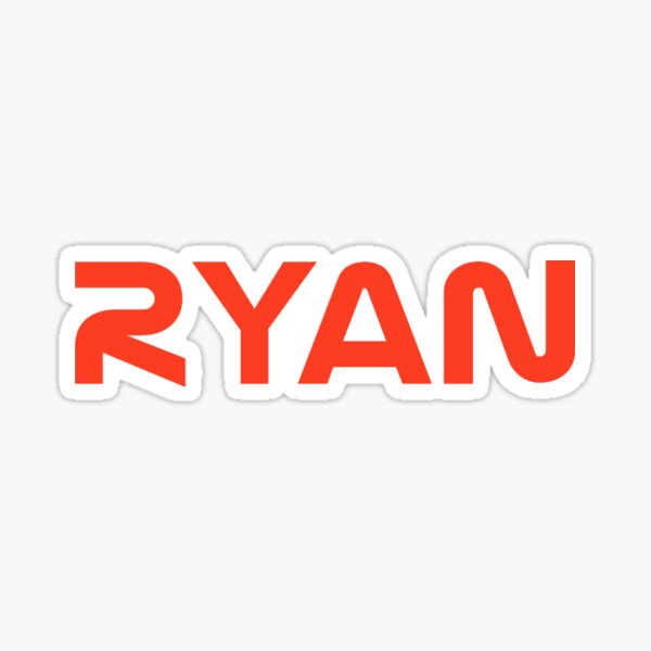 Pegatina «Logotipo de gusano de la NASA con nombre personalizado - Ryan ...