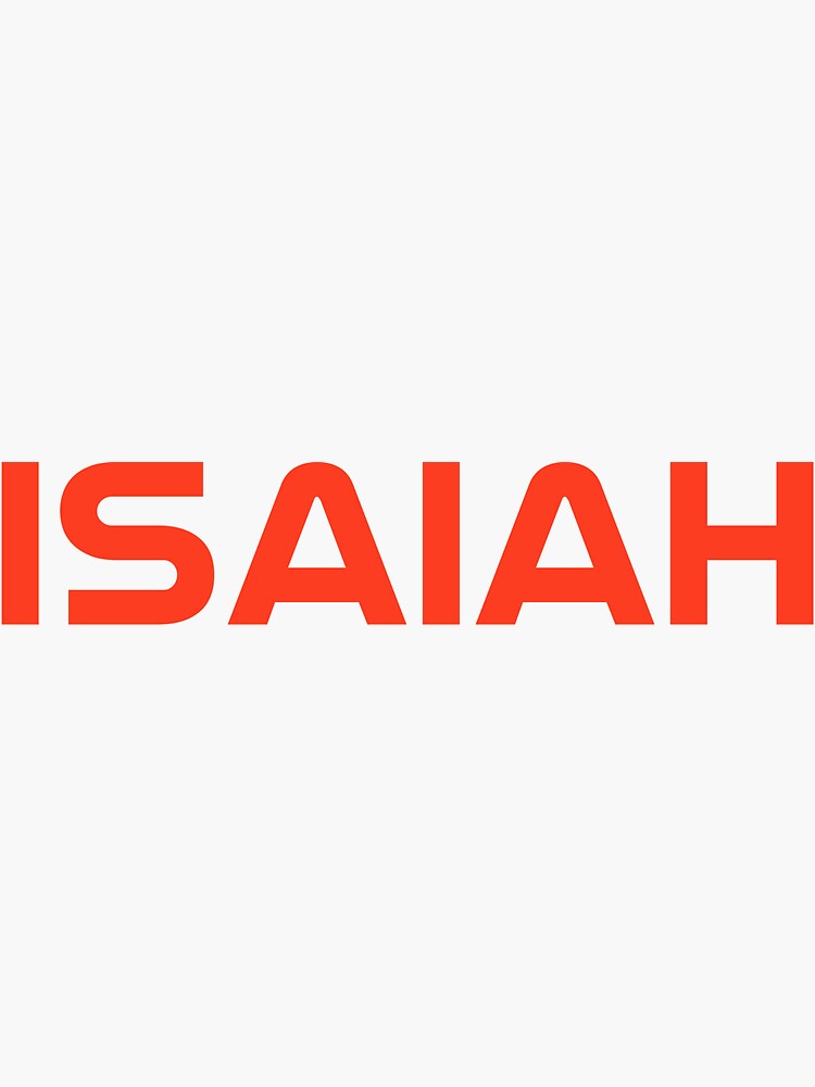 "Custom Name Nasa worm logo - Isaiah" Sticker by SappEContent | Redbubble