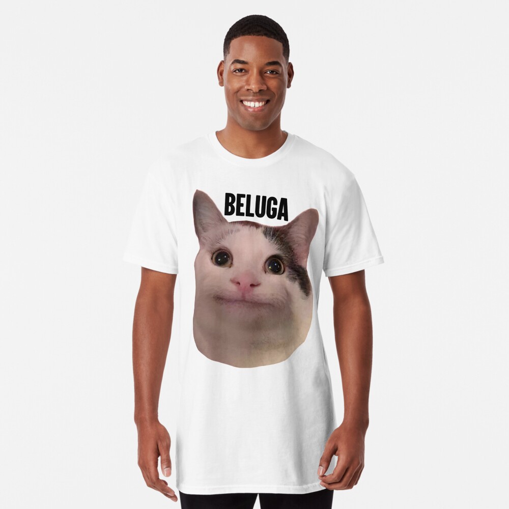"beluga cat discord pfp " Poster for Sale by Liamandlore | Redbubble