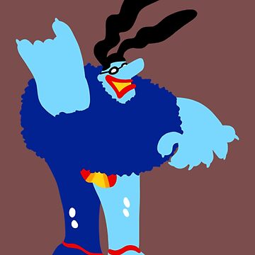 "Minimal Blue Meanie " Sticker for Sale by eioDesignsTs | Redbubble