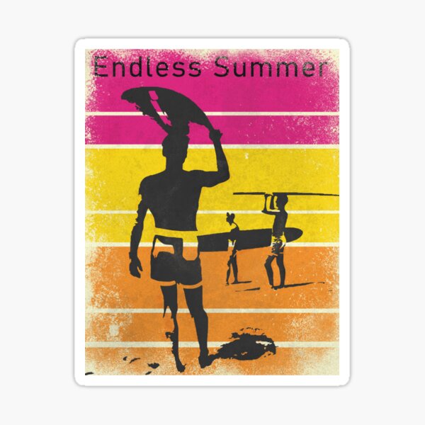 "Vintage Endless Summer Classic ." Sticker by HeinzLange | Redbubble