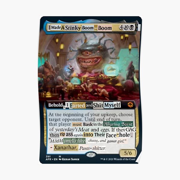 "Stinky Boom Boom \:)" Poster by StinkyLittle12 | Redbubble