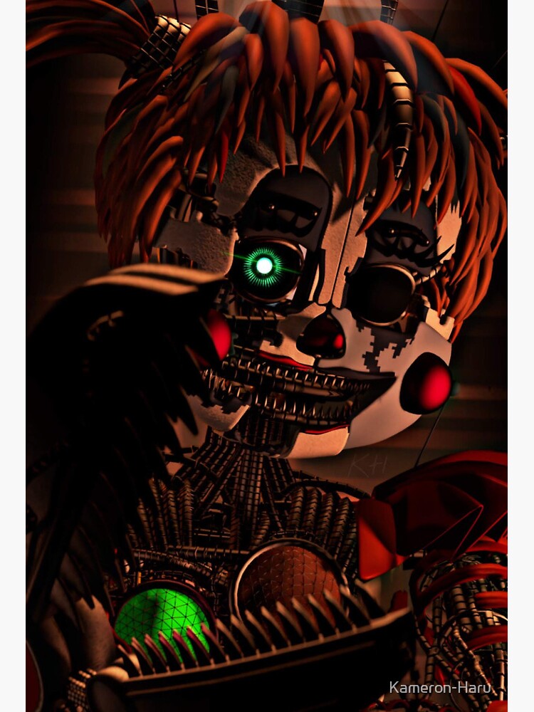 "Fnaf 6 Scrap Baby fanart" Art Board Print for Sale by Kameron-Haru ...