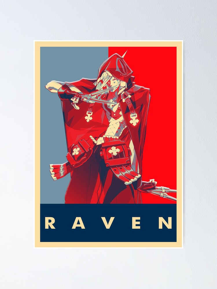 "RAVEN" Poster for Sale by AZURESIEGFRIED | Redbubble