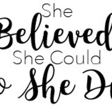 "She Did" Sticker for Sale by megnance27 | Redbubble