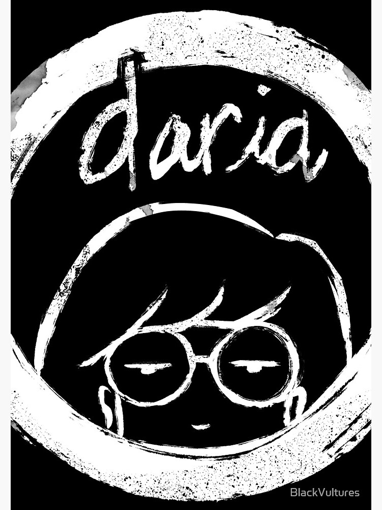 "Daria mtv matching logo" Spiral Notebook by BlackVultures | Redbubble