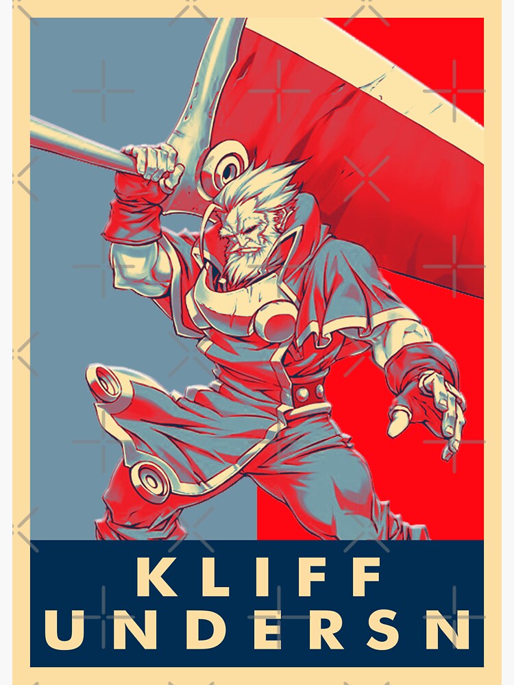 "KLIFF UNDERSN" Sticker by AZURESIEGFRIED | Redbubble