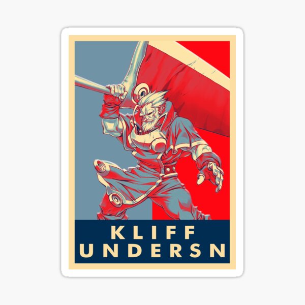 "KLIFF UNDERSN" Sticker by AZURESIEGFRIED | Redbubble