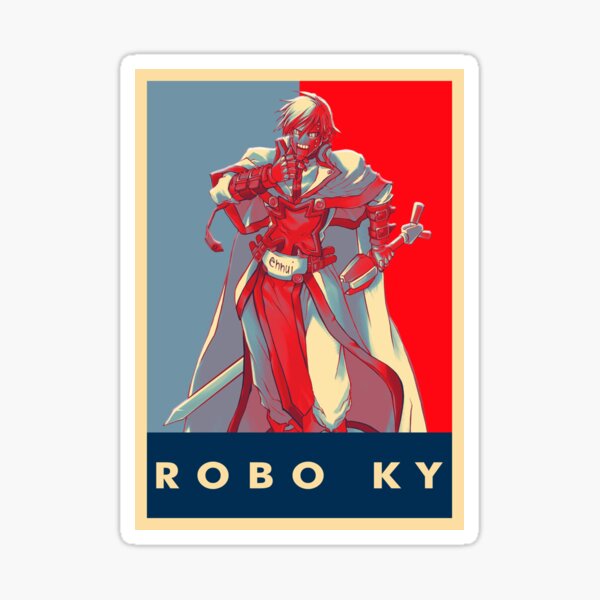 "ROBO KY" Sticker by AZURESIEGFRIED | Redbubble