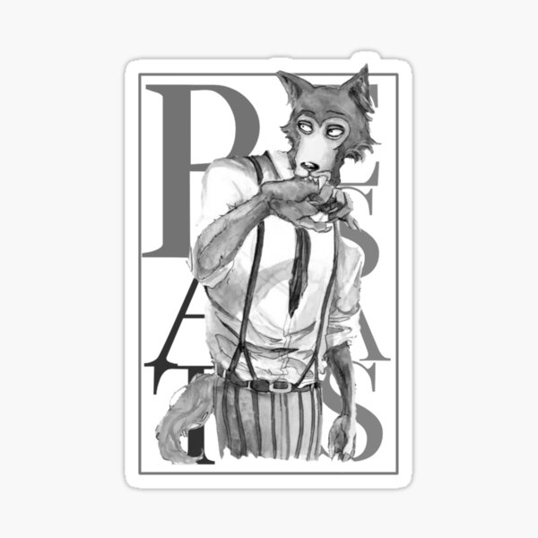 "Beastars " Sticker for Sale by eroskarlsson | Redbubble