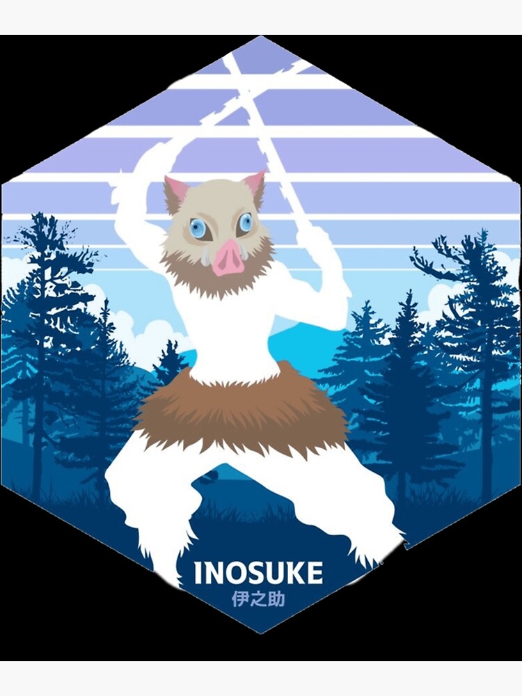 "Inosuke fanart (Demon slayer characters ) Classic ." Photographic ...